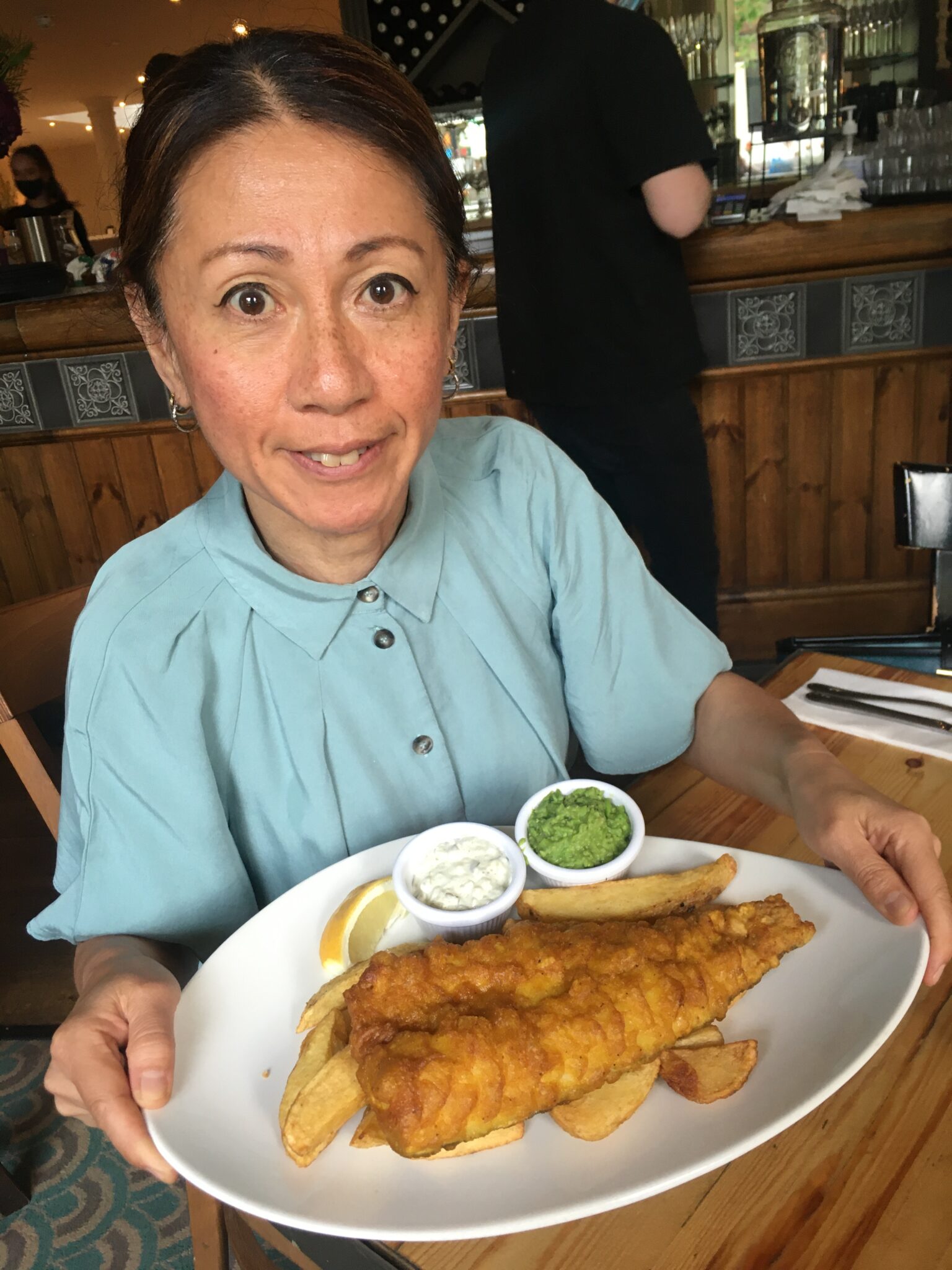 The Highbury Barn, London, London N5 2AB, 3 June 2021 - Mina is fish ...